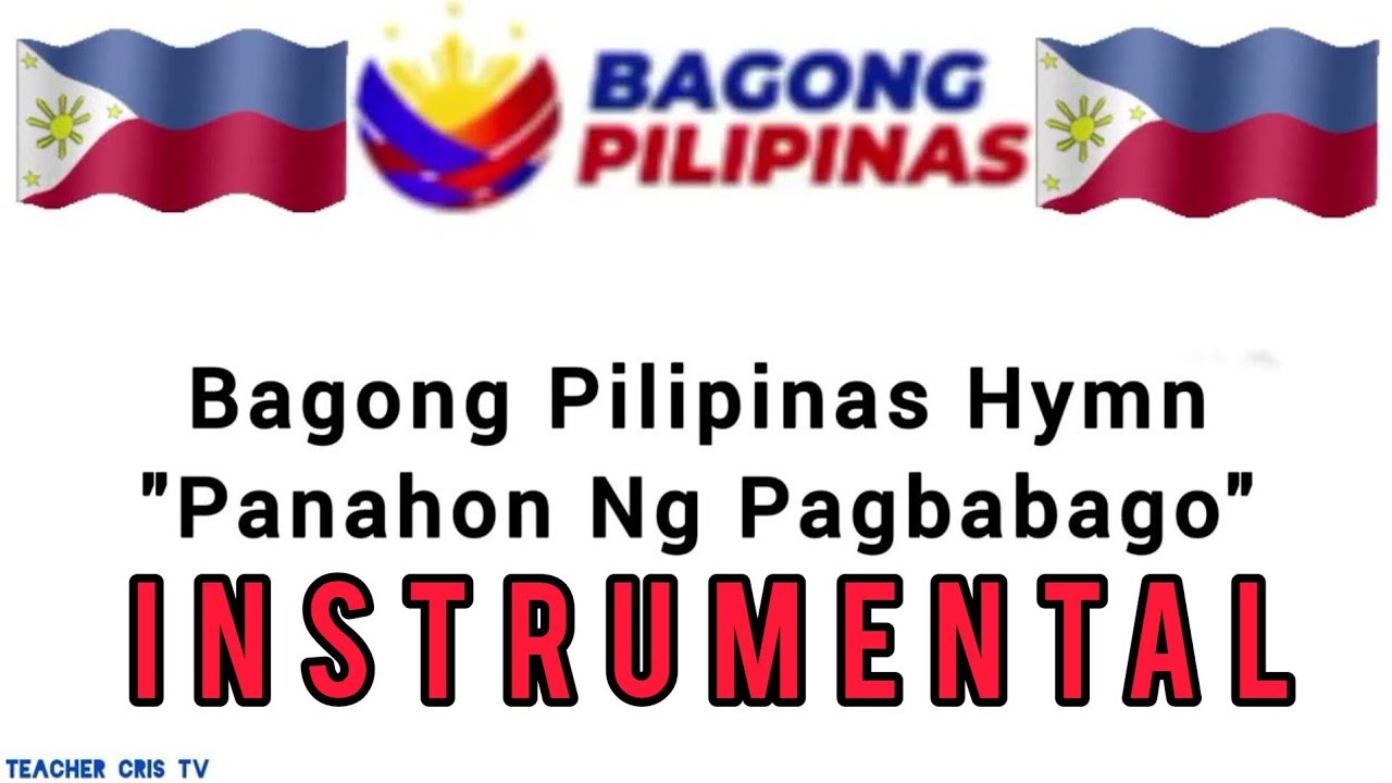 Bagong Pilipinas Hymn | INSTRUMENTAL with Lyrics - YouTube