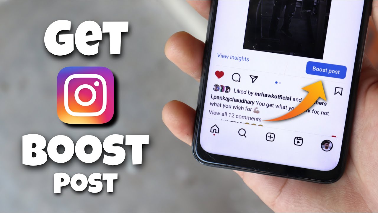 How to Get Boost Post Option on Instagram - YouTube