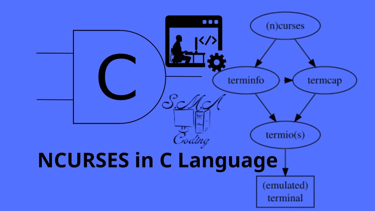 10 - CURSES in C Language - KeyPad - YouTube