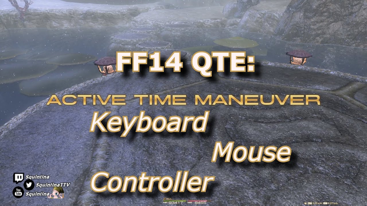 FF14 QTE Active Time Maneuvers! (Controller, Mouse, and Keyboard) - YouTube