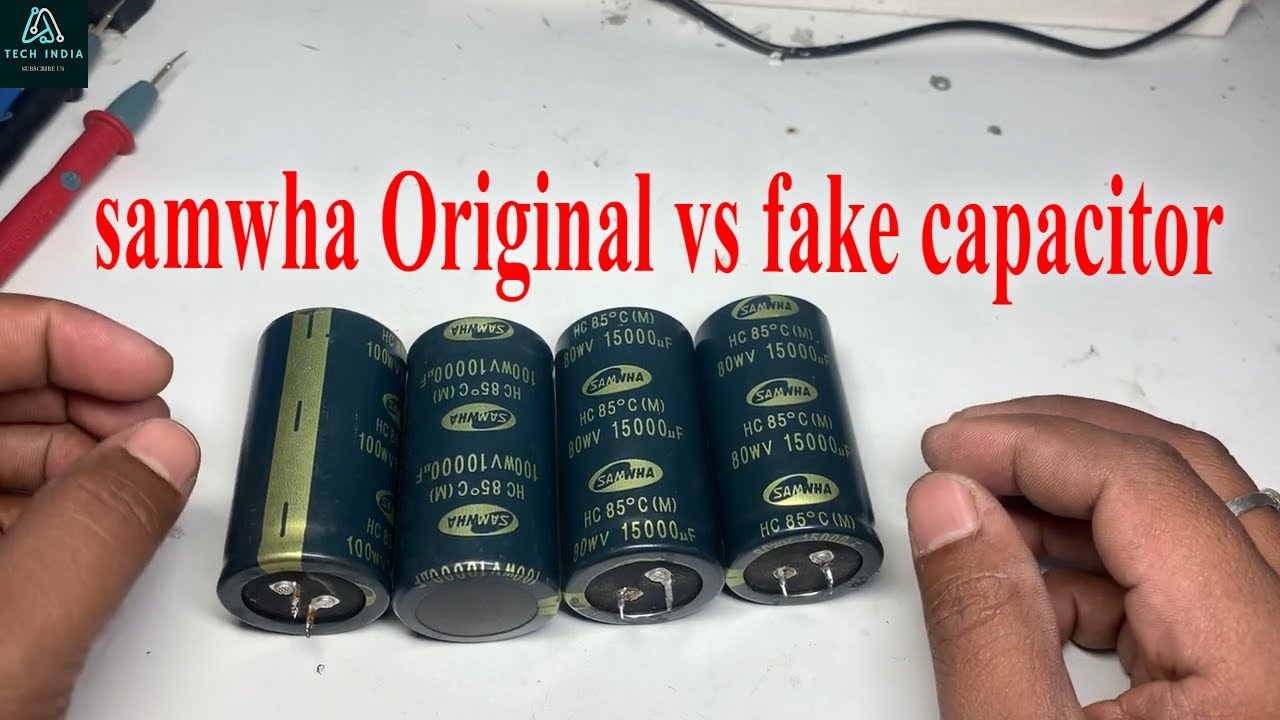 #samwha Capacitor for amplifier | identify original #capacitor #fake ...