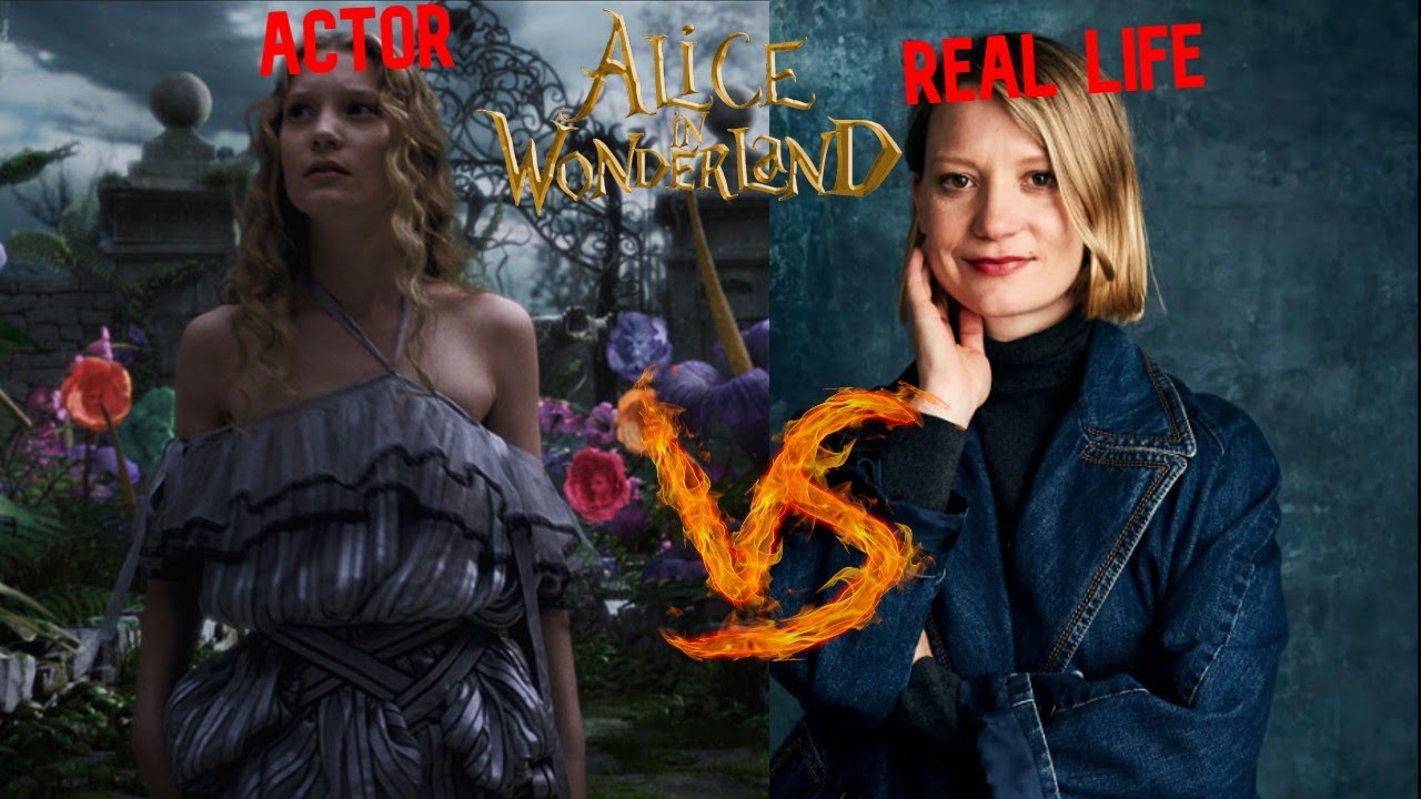 Alice In Wonderland (2010) Cast: Actors in and Out of Character - YouTube