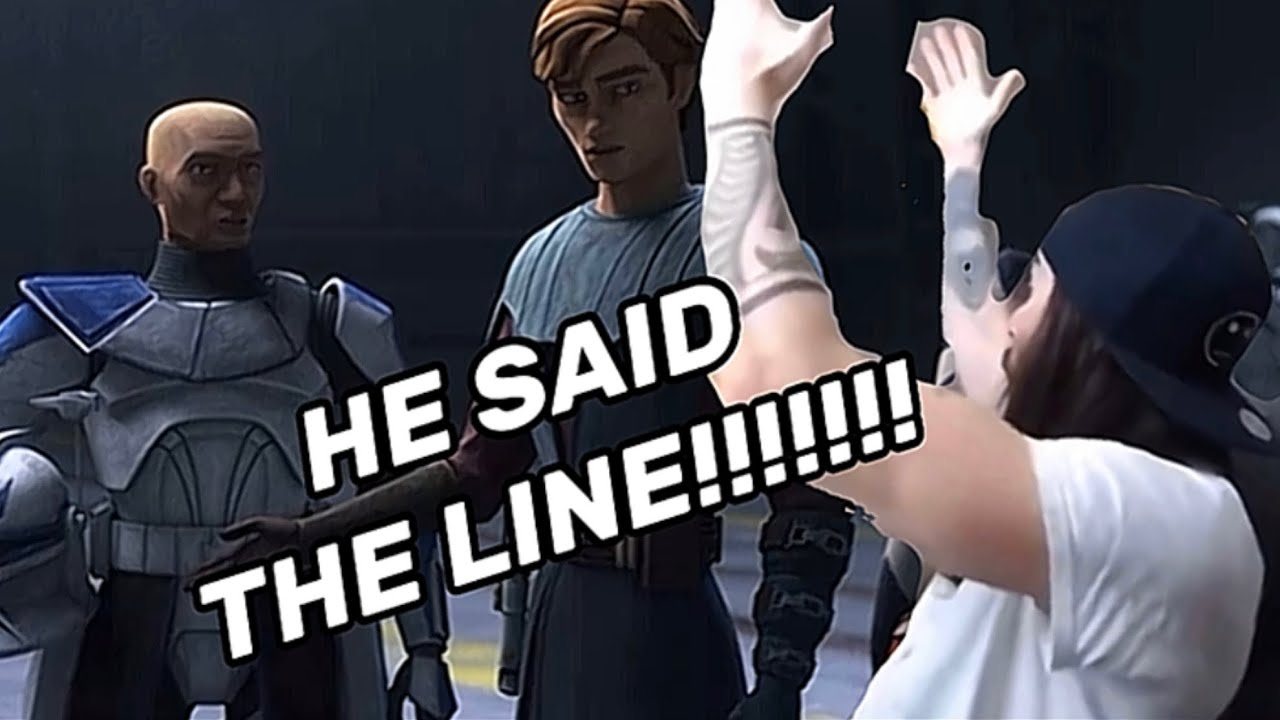 ANAKIN SKYWALKER SAID THE LINE!!!!!!!!! - YouTube