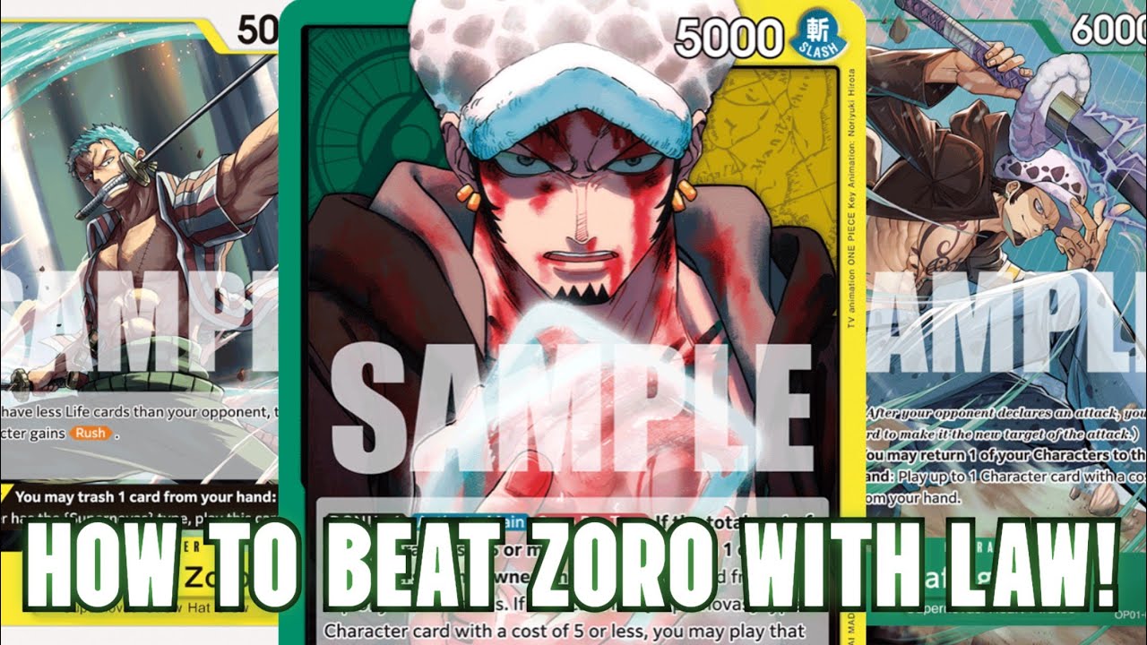 OP12 | GY Law Deck Profile & Gameplay with Commentary | One Piece TCG ...