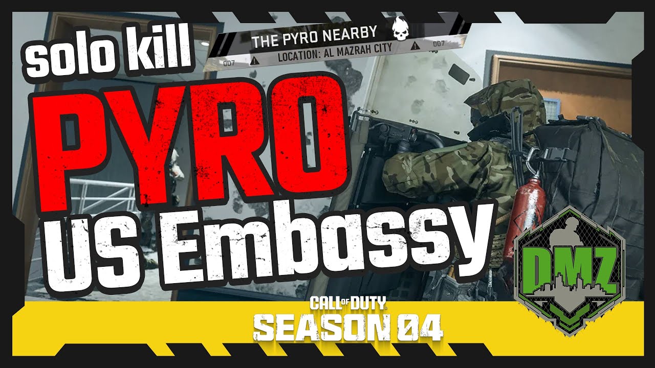 Solo & easy kill PYRO in US Embassy in DMZ * NO KEYS NEEDED - YouTube