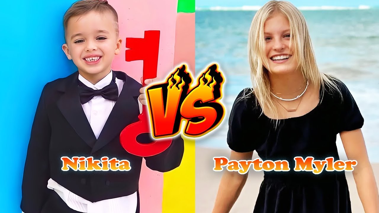 Nikita (Vlad and Niki) VS Payton Myler (Ninja Kidz TV) Transformations ...