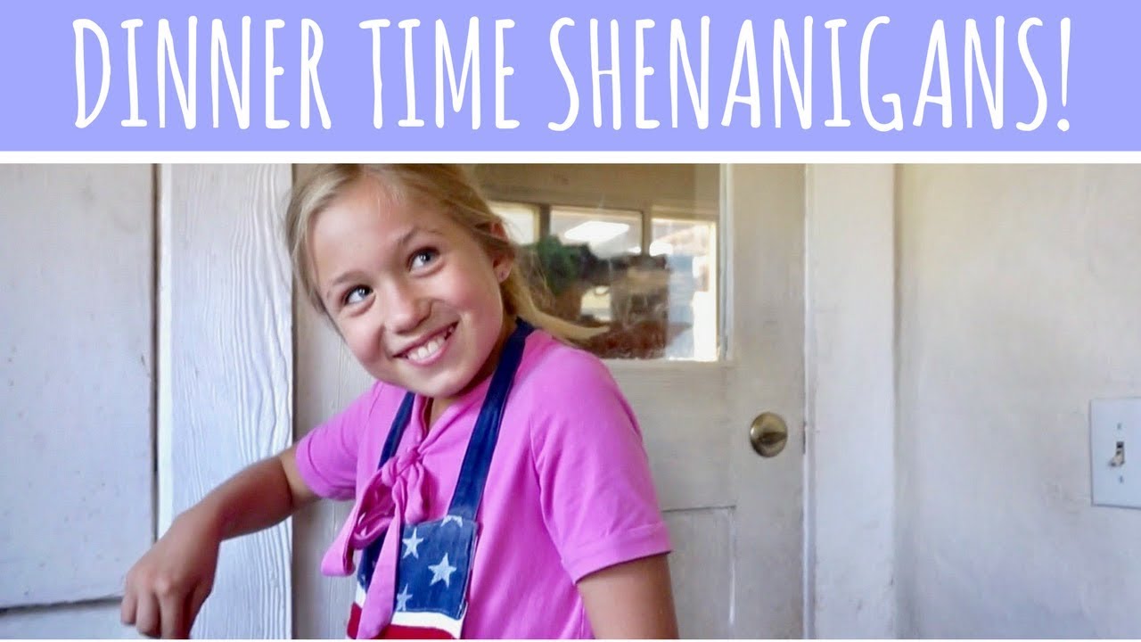Dinner Time Shenanigans with Dad, Hope, Isaac and JoJo! - YouTube