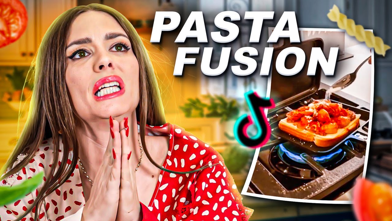 Spaghetti on Gelato? | The Pasta Queen REACTS to Pasta Fusion Videos ...