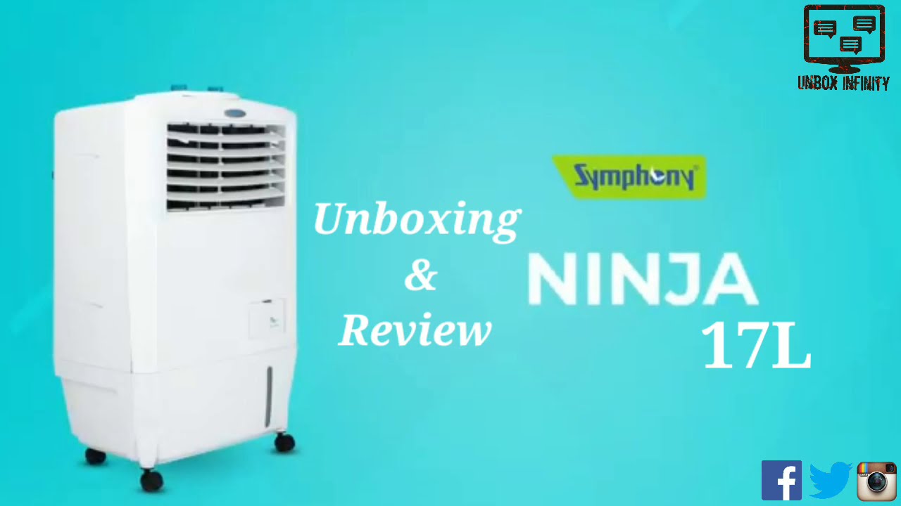 UNBOXING & REVIEW || SYMPHONY NINJA Air Cooler WORTH BUYING for 3999RS ...