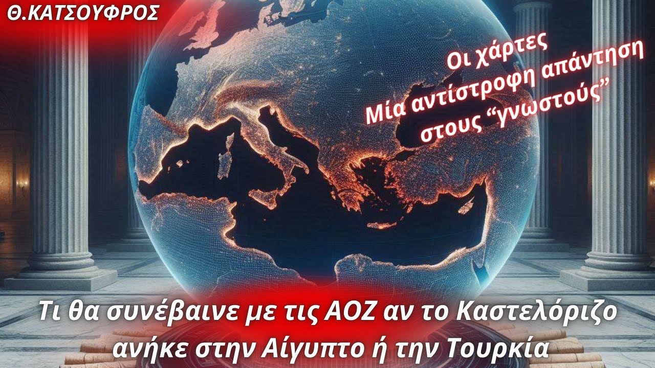 Θεόδωρος Κατσούφρος: Τι θα συνέβαινε με τις ΑΟΖ αν το Καστελόριζο ανήκε ...