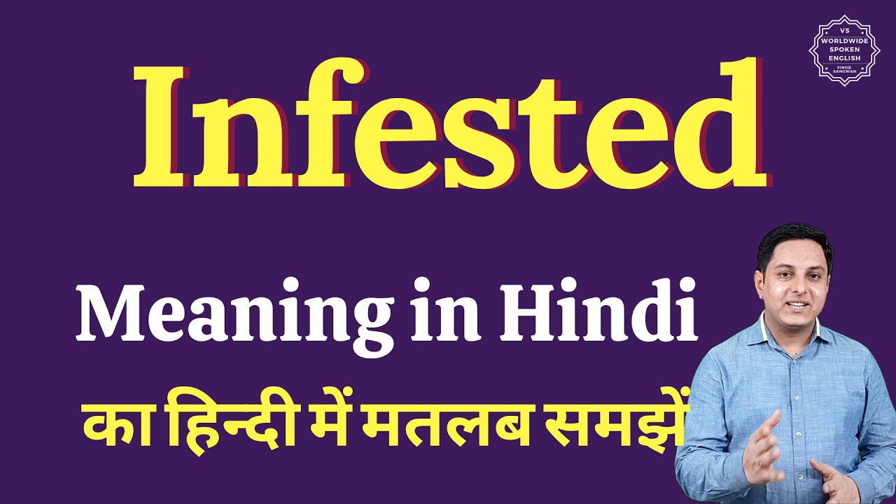 Infested meaning in Hindi | Infested ka matlab kya hota hai - YouTube