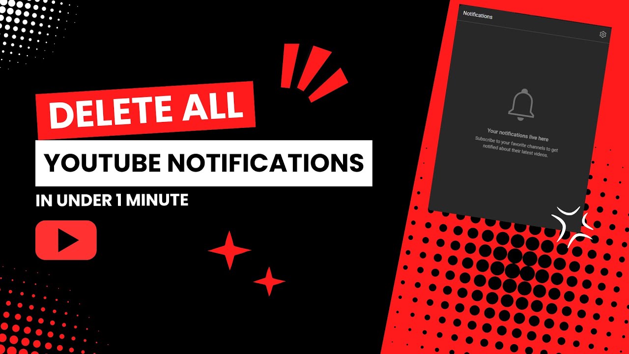 How To Delete All YouTube Notifications - YouTube