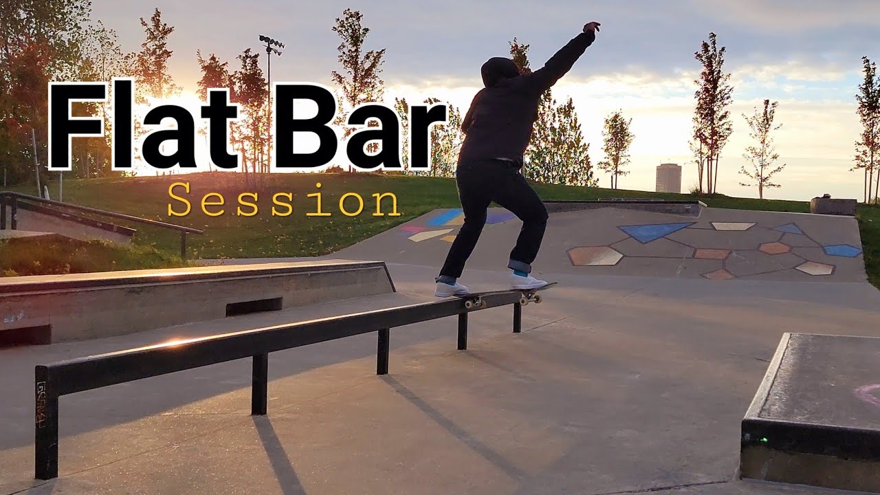 Crazy Flat Bar Session and New Trick Unlocked - YouTube