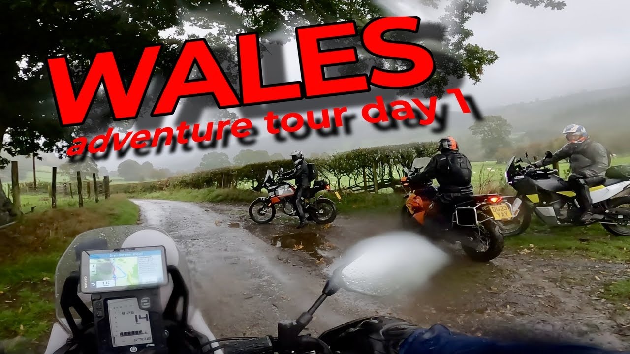 Wales motorcycle adventure tour Oct 2023 Day 1 - YouTube