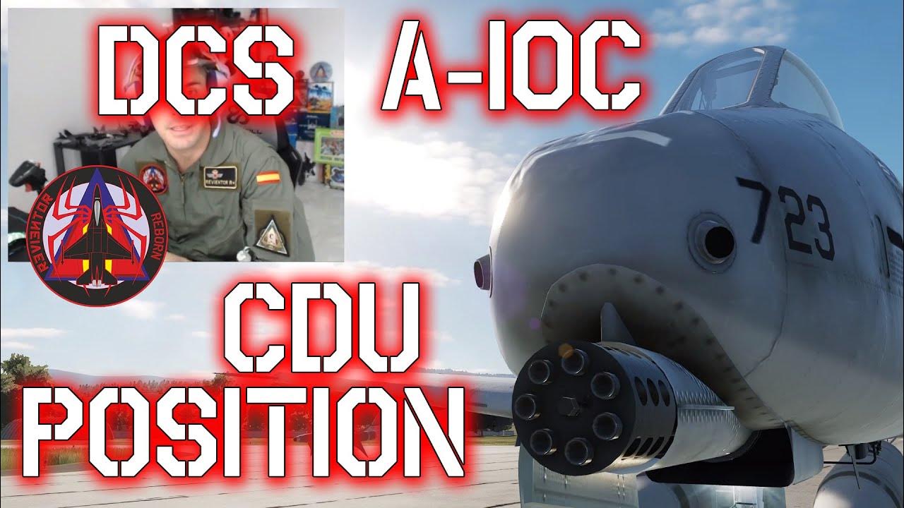 DCS A10C CDU TUTORIAL POSITION - YouTube