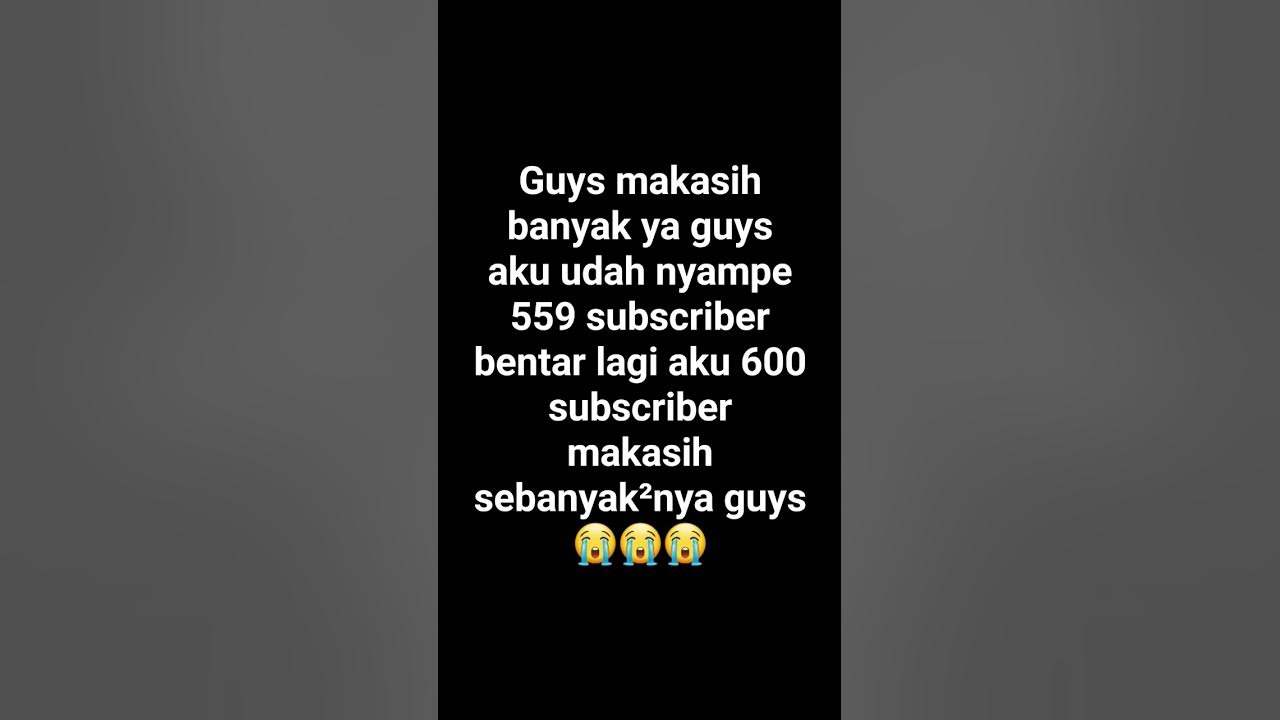 Makasih Banyak GuysðŸ˜ðŸ˜ðŸ˜ Shors Fypã‚· Rameindong Youtube