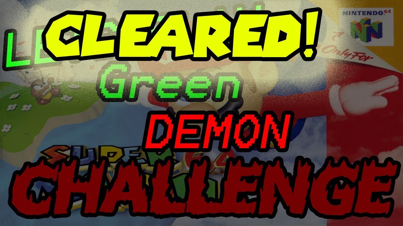CLEARING THE GREEN DEMON CHALLENGE! (Highlight) - YouTube