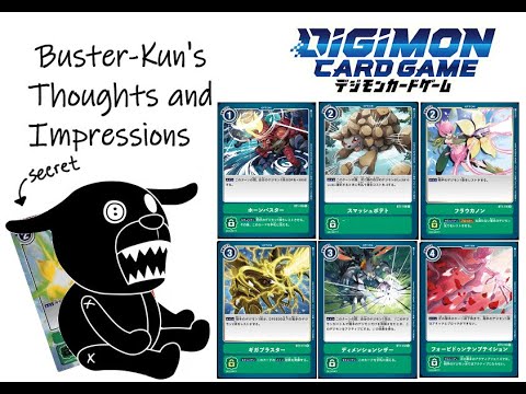 Digimon Card Game [New Evolution: Green Option Card Review] - YouTube