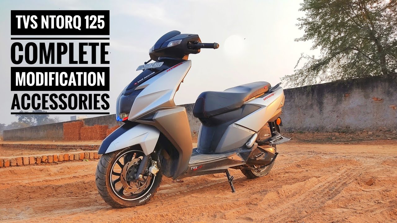 Tvs Ntorq 125 Complete Modification Accessories | Best modification ...