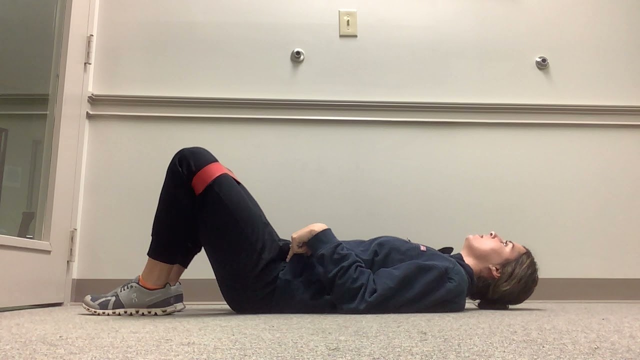 Supine Clams - YouTube