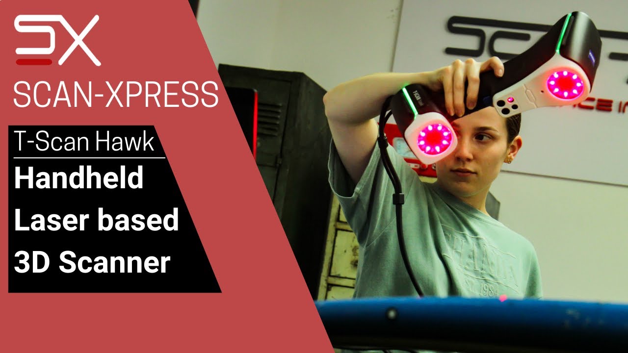T-Scan Hawk 3D Scanner Highlight | Scan-Xpress Australia - YouTube