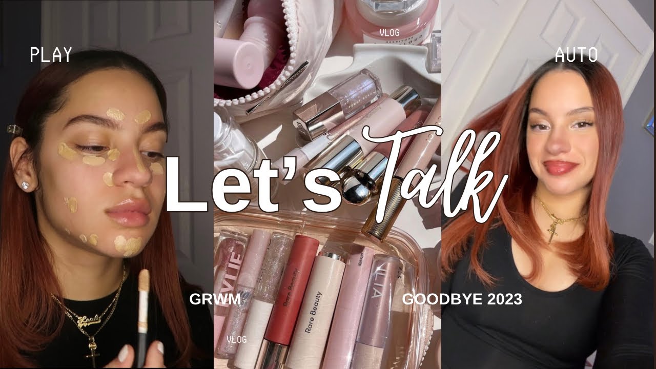 GRWM + IM IN LOVE + GOODBYE 2023|| LEAH REYES - YouTube