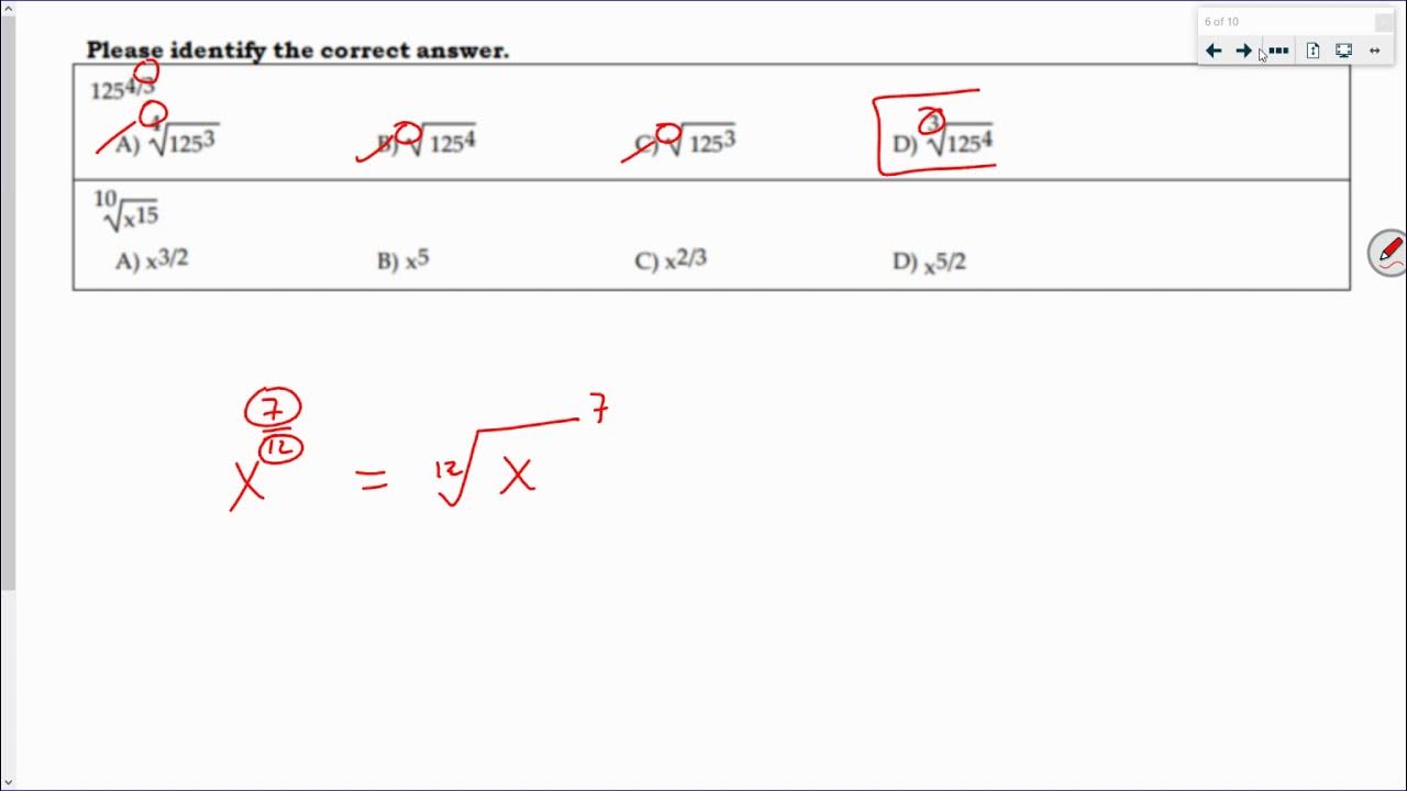 Big Ideas Algebra 1 Chapter 6 Test Answer Key / Review - YouTube