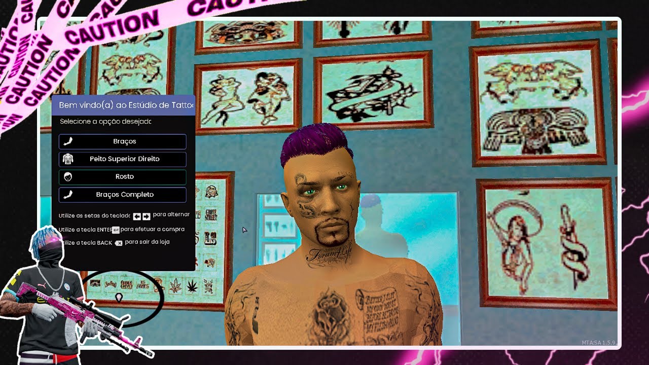 MTA:SA DOWNLOAD CUSTOM V3 COM SISTEMA DE TATUAGEM EXCLUSIVOS!! FREE ...
