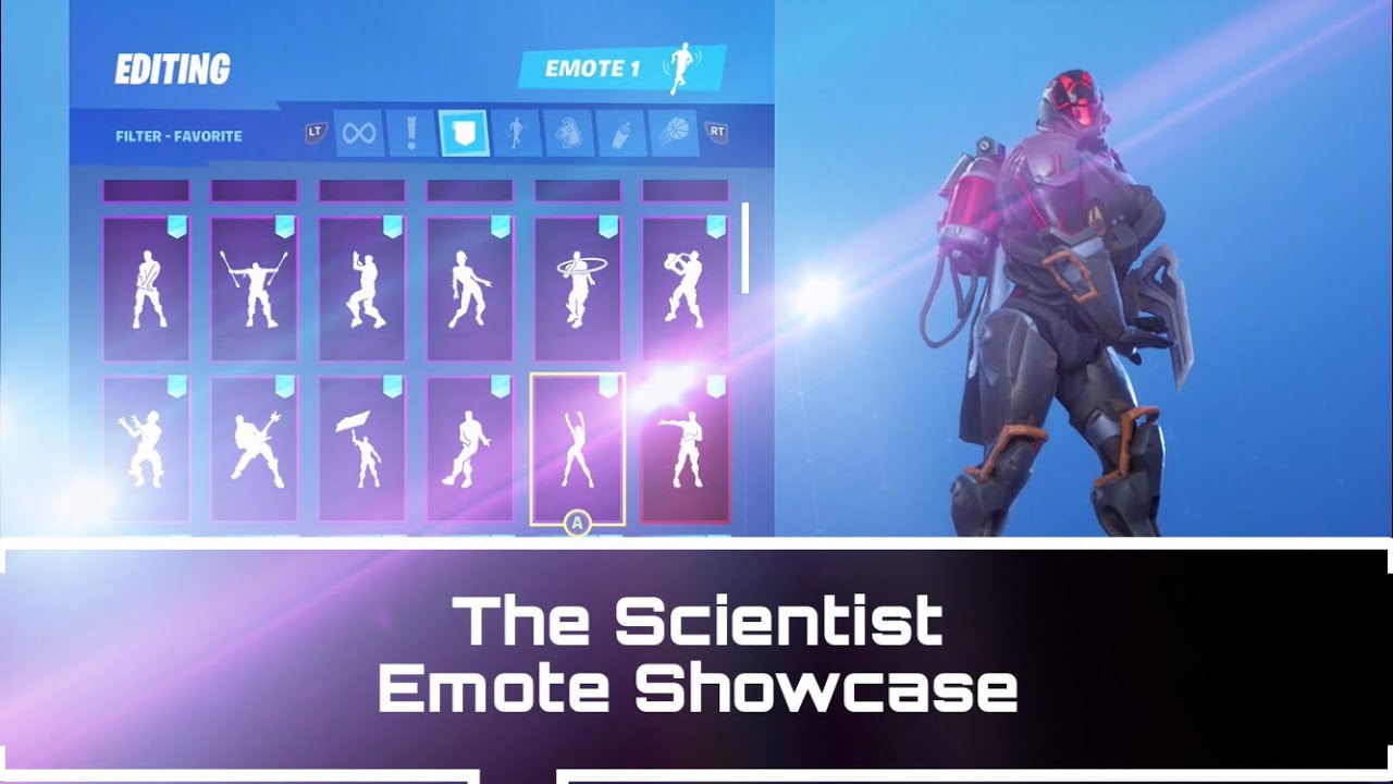 The Scientist Emote Showcase | Fortnite Battle Royale - YouTube