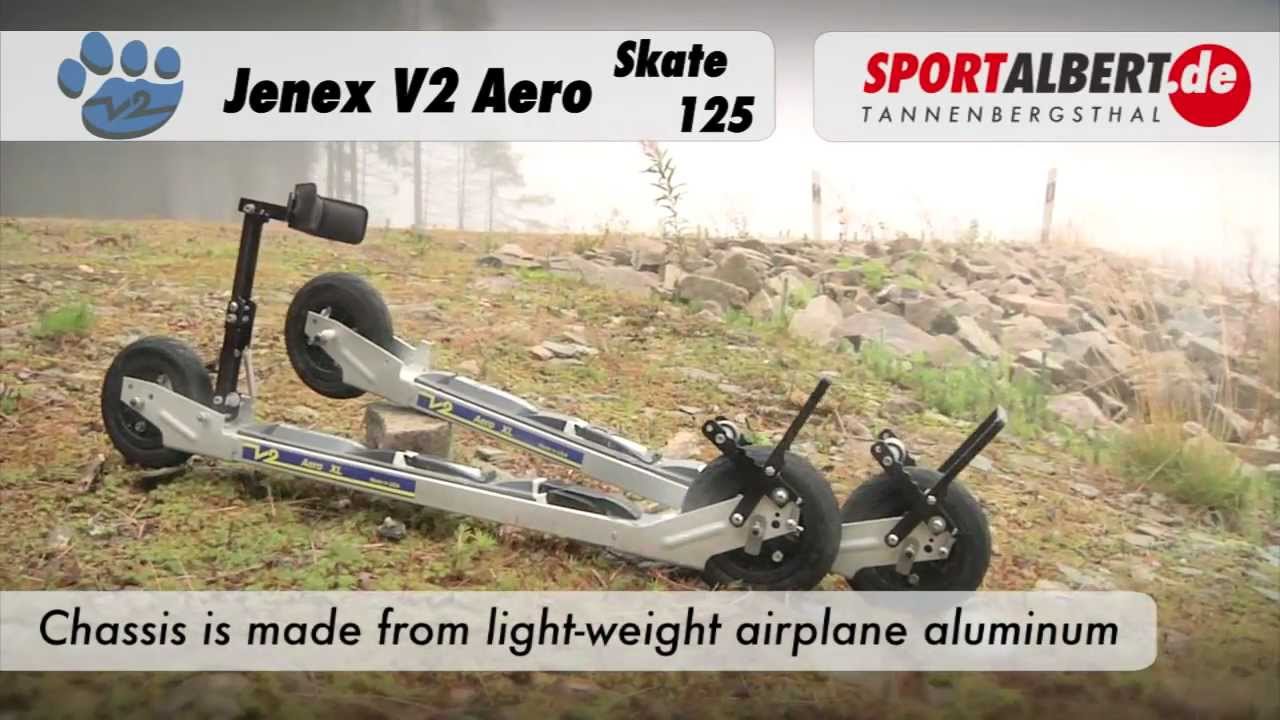 Jenex V2 Aero 125 Skating Cross Rollerskis offered by www.sportalbert ...