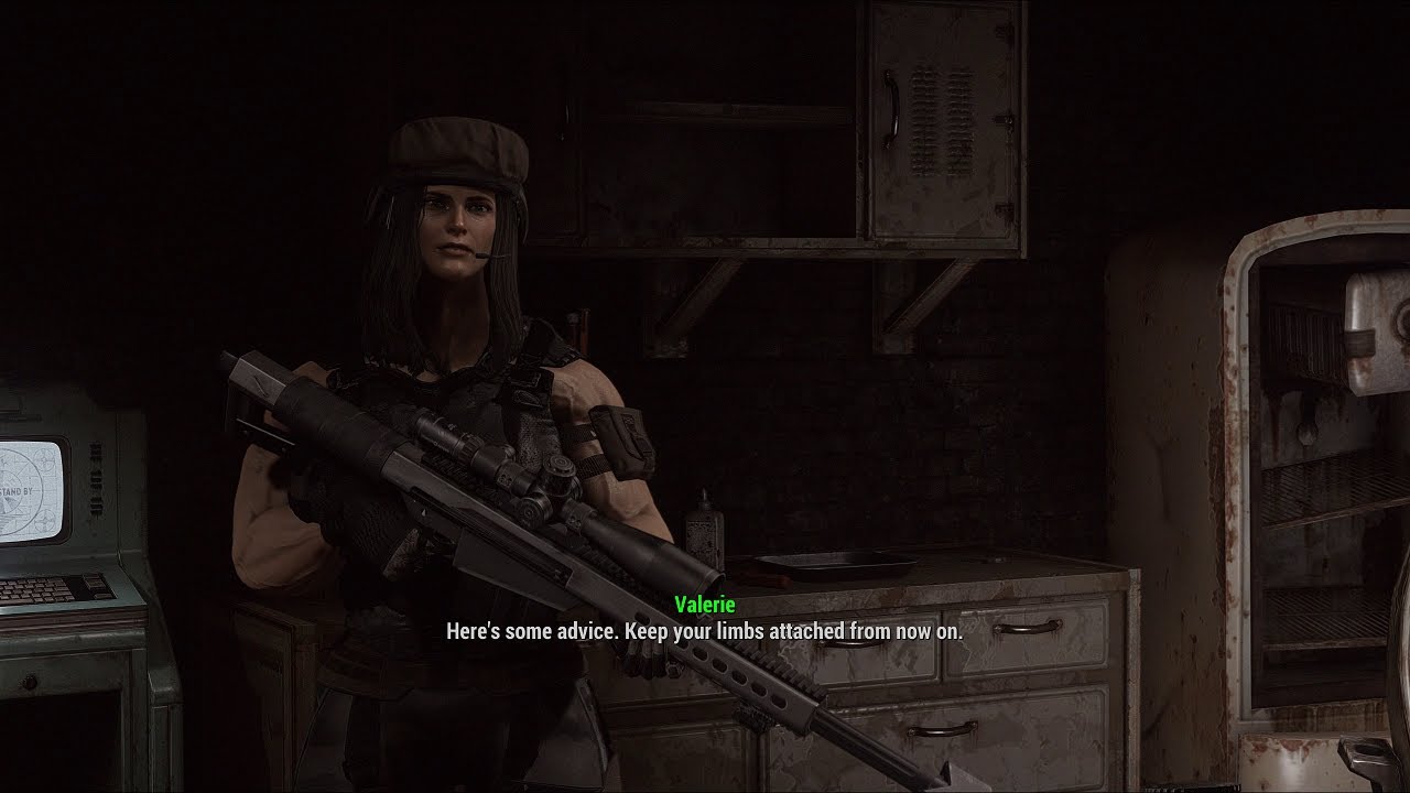 Fallout 4 Muscle Girl Mod - Part 7 | Synth Curie and... PHYSICS! - YouTube