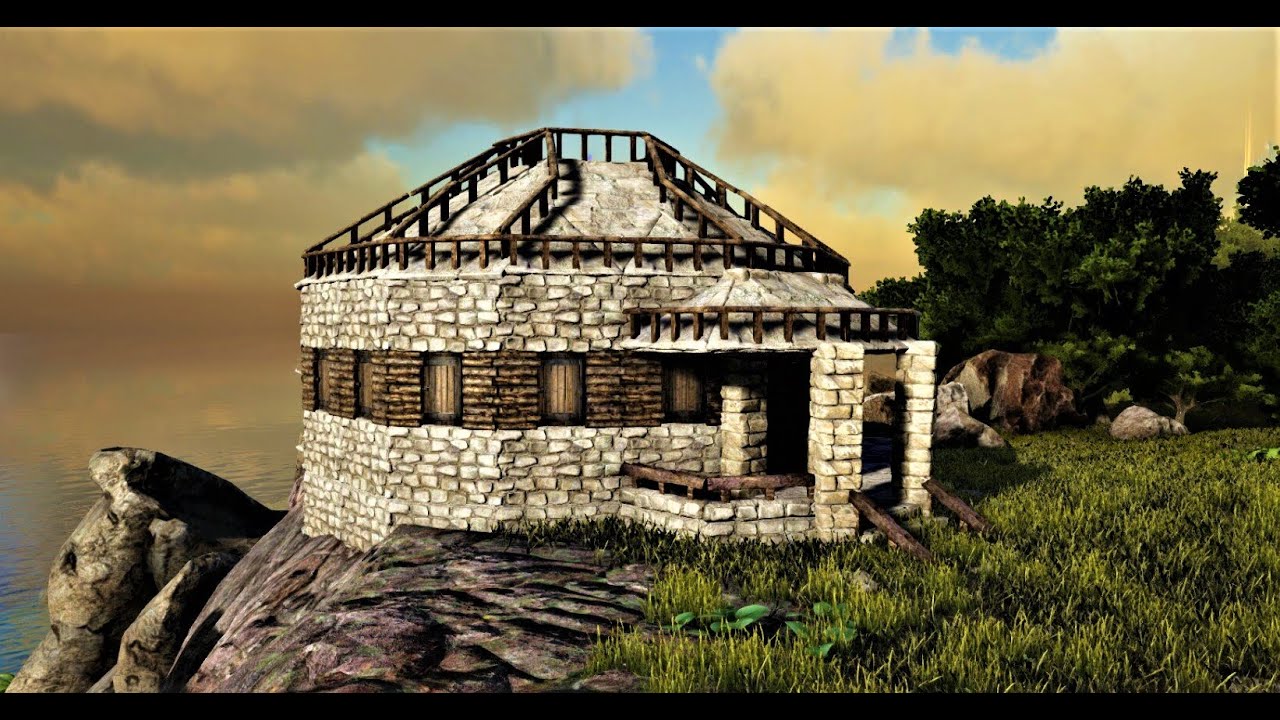 Ark Building a Round Base - YouTube