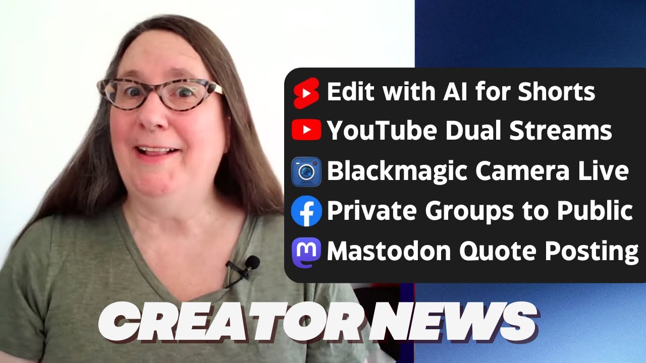 Dual YouTube Live Streams, Edit with AI to create Shorts, convert ...