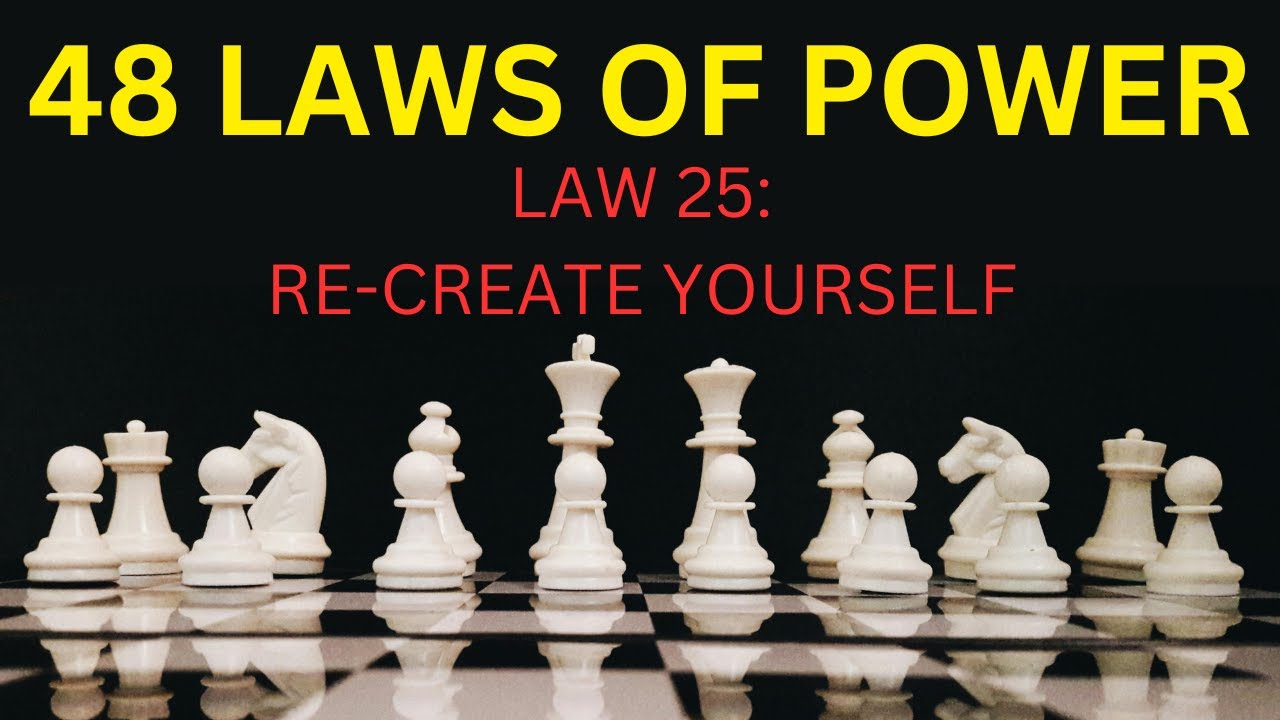 48 Laws of Power | Deep Analysis | Law 25 | Re-Create Yourself - YouTube