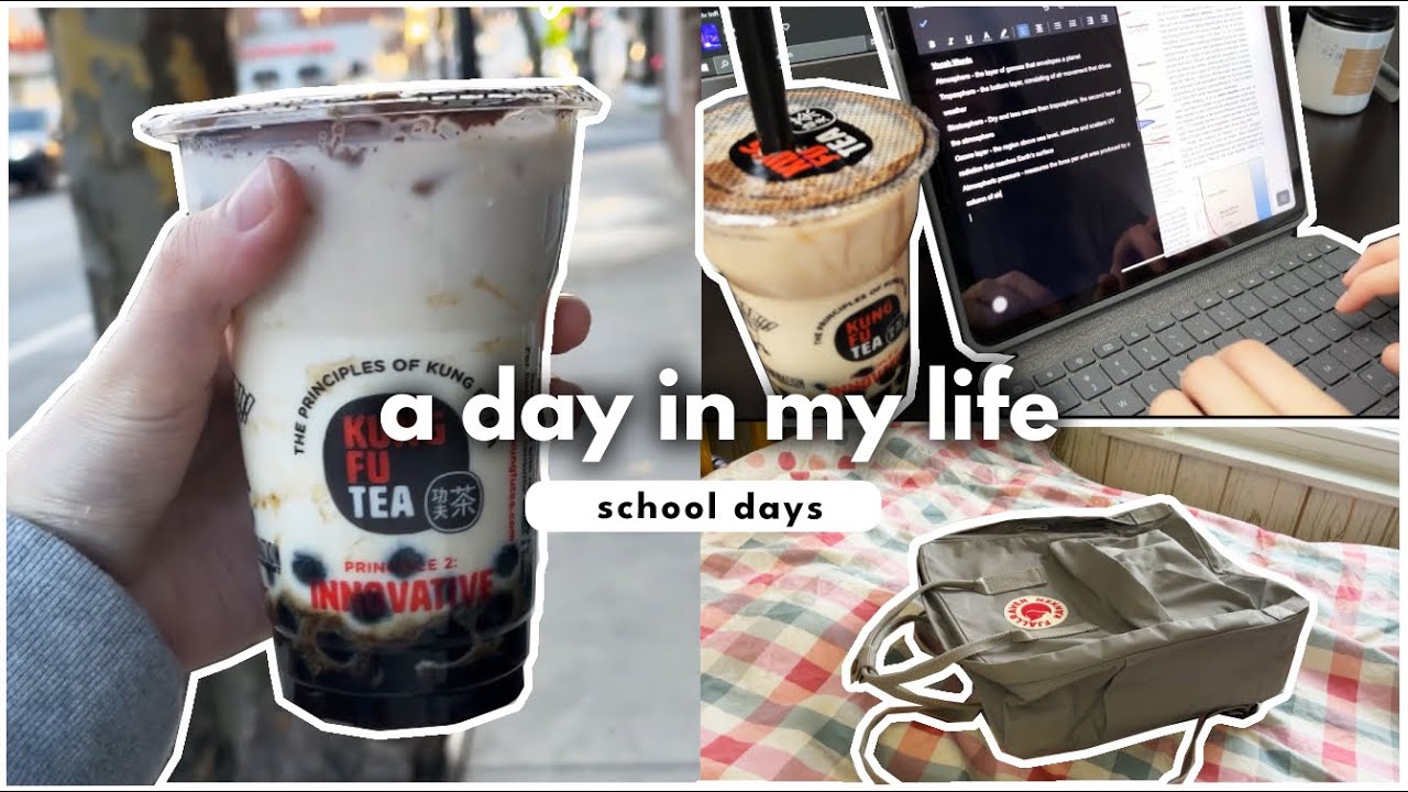 high school days, getting boba, studying 📚 | day in my life vlog - YouTube