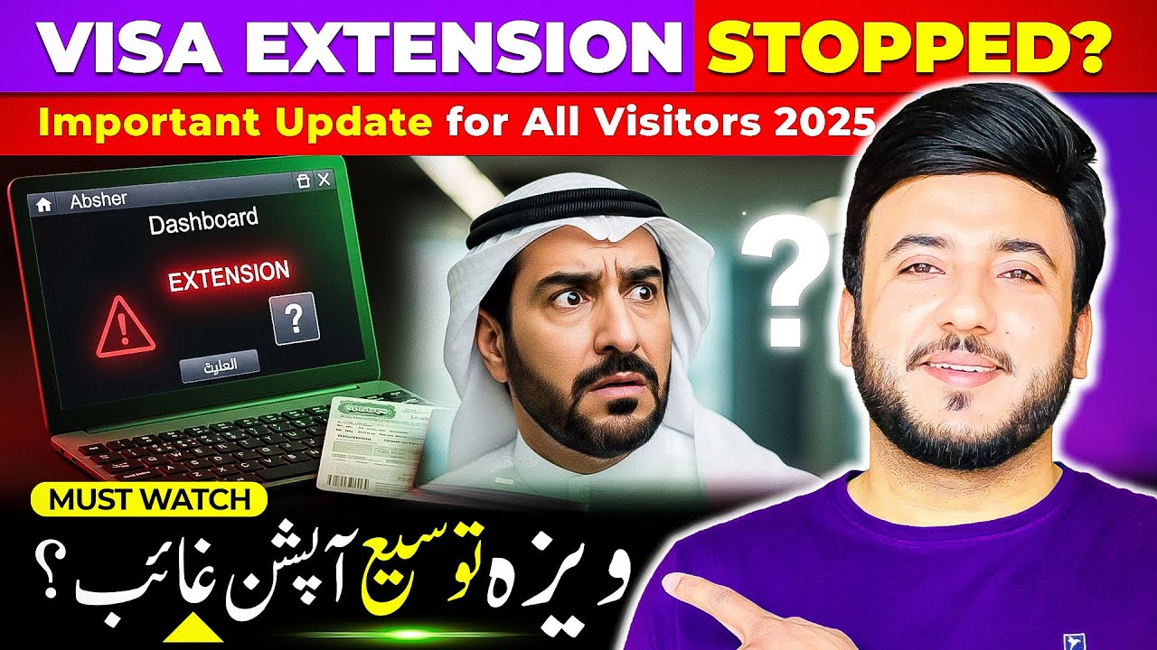 Saudi Family Visit Visa Extension Stopped? Option Missing in Absher ...