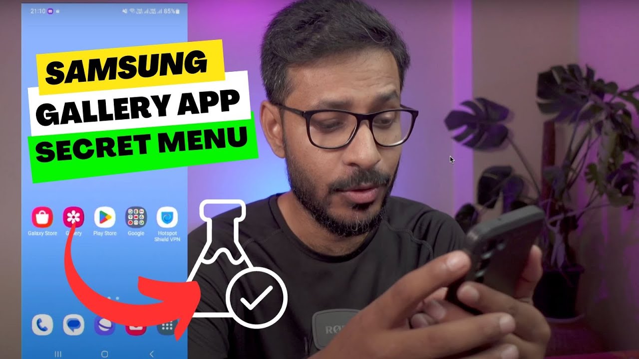 The HIDDEN menu in Samsung Gallery: The Gallery Lab - YouTube