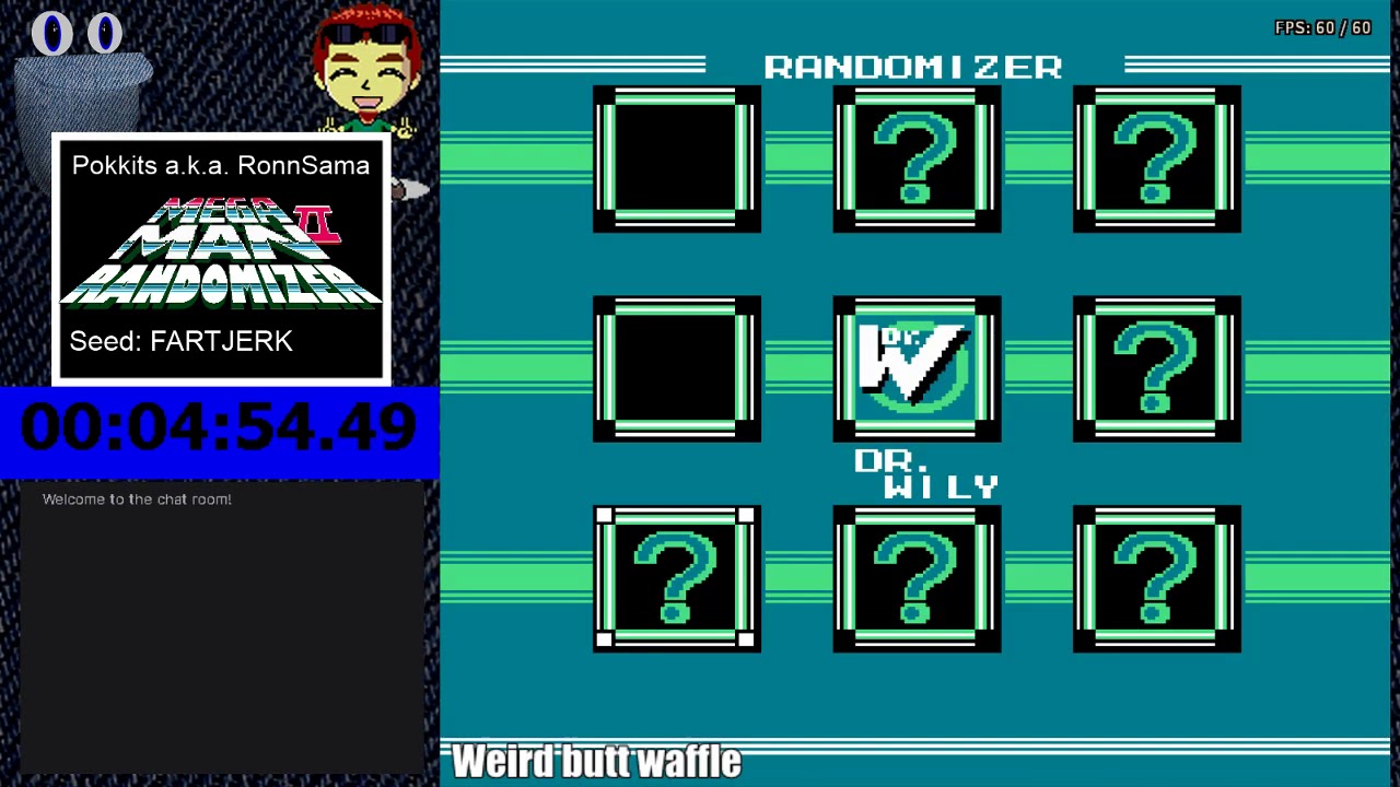 Mega Man 2 Randomizer - Seed: FARTJERK - YouTube