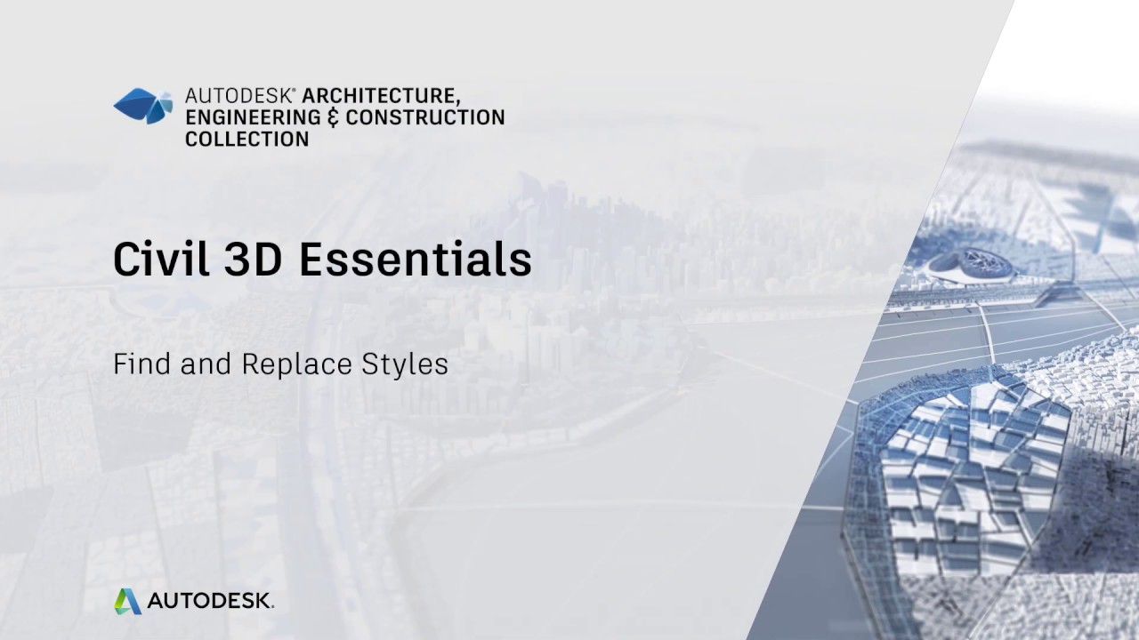 How To Civil 3D: Finding and Replacing Styles - YouTube