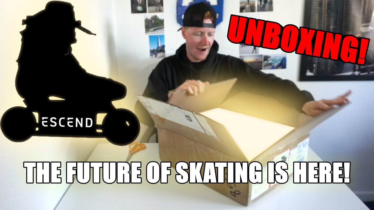 Unboxing The NEW Escend ELECTRIC SKATES (Set Up/Tutorial) - YouTube