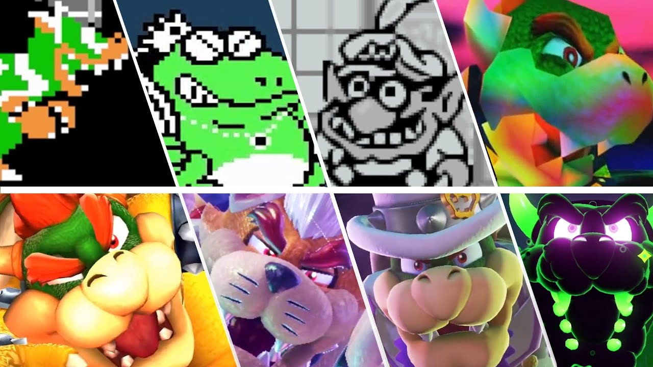 Evolution of Final Bosses in Super Mario Games (1985 - 2023) - YouTube