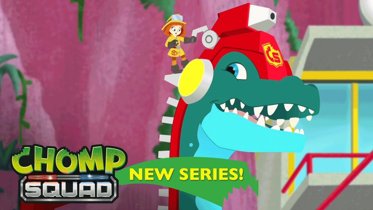 Série NOVA! - Chomp Squad Brasil 🦕 - 'Em Chamas!' Episódio 1 - YouTube