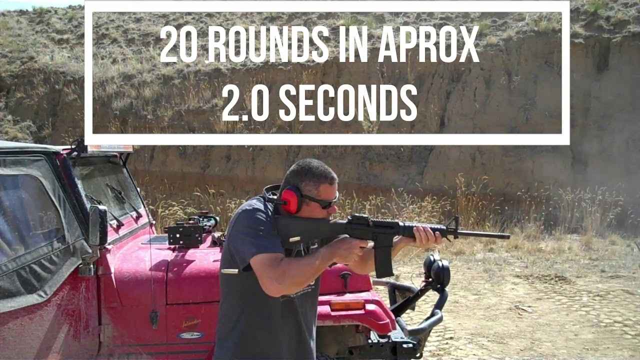 Full Auto AR-15 Vs Full Auto AK vs UZI - YouTube
