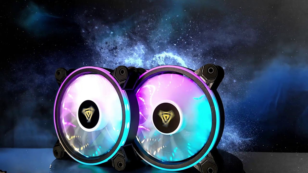 Fan Case VSPTech Cooler V207 Bộ 3 Fan + Hub LED ARGB - YouTube