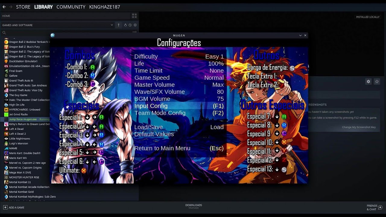 how to play mugen on steam deck 2023 - YouTube