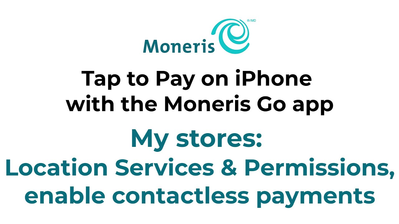 Tap to Pay on iPhone on Moneris Go app - My stores - YouTube