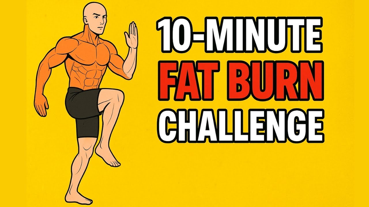 10-Minute Fat Burn Challenge 🔥 | Standing Only Full Body Workout | No ...
