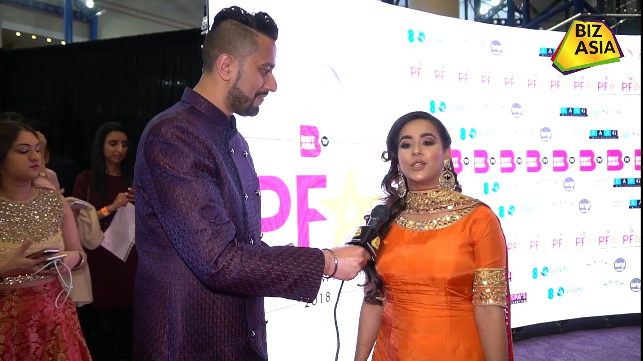 BizAsia meets actress Sunanda Sharma at the Punjabi Film Awards 2018 ...