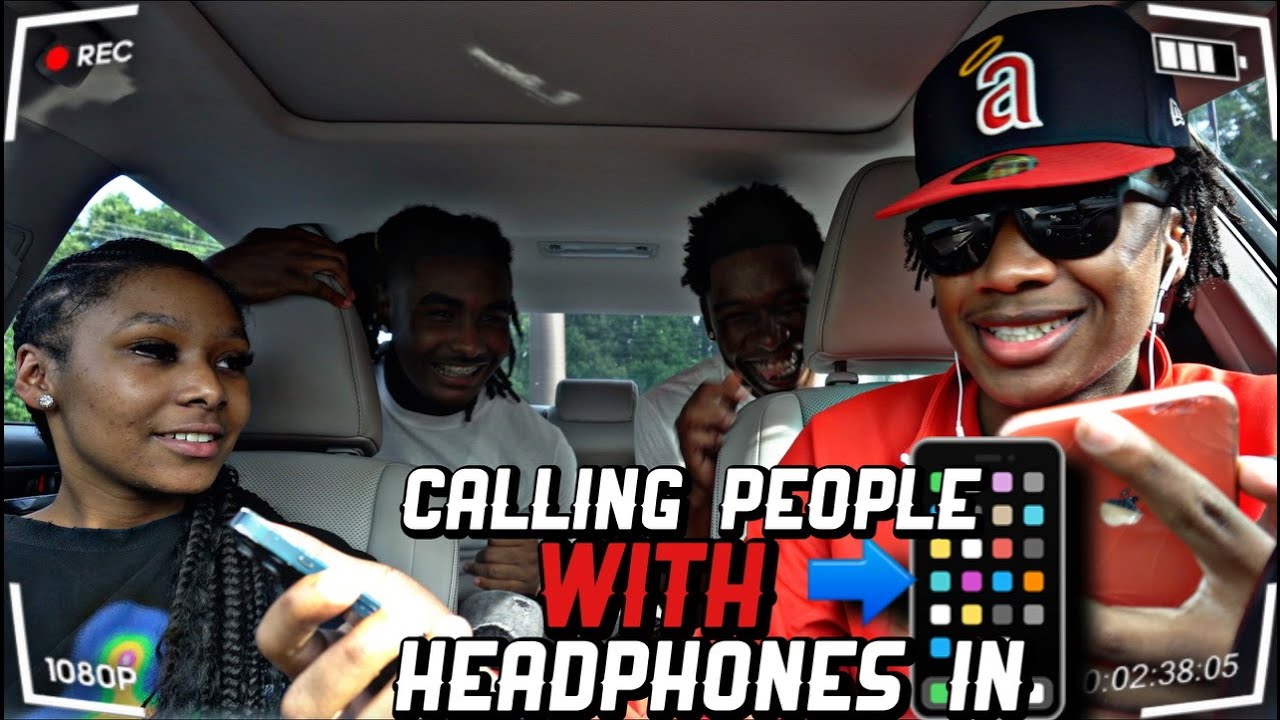 CALLING PEOPLE WITH HEADPHONES IN *EXTREMELY FUNNY* 🤣🤣 - YouTube