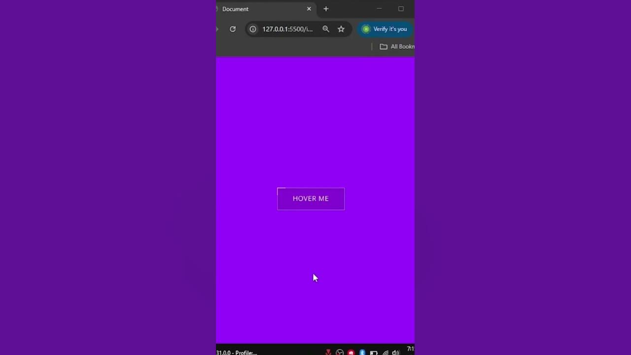 Hover Button Using Html And Css Htmlcss Html Css Coding 5140